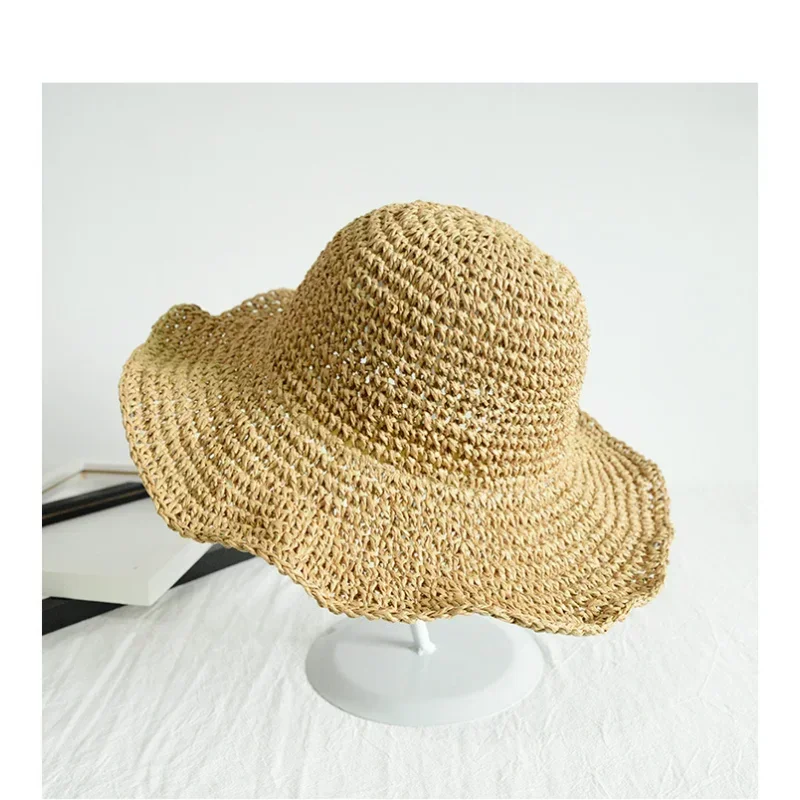 Women-s-Elegant-Straw-Woven-Sun-Hat-Fashion-Pearl-Decoration-Lace-Up ...