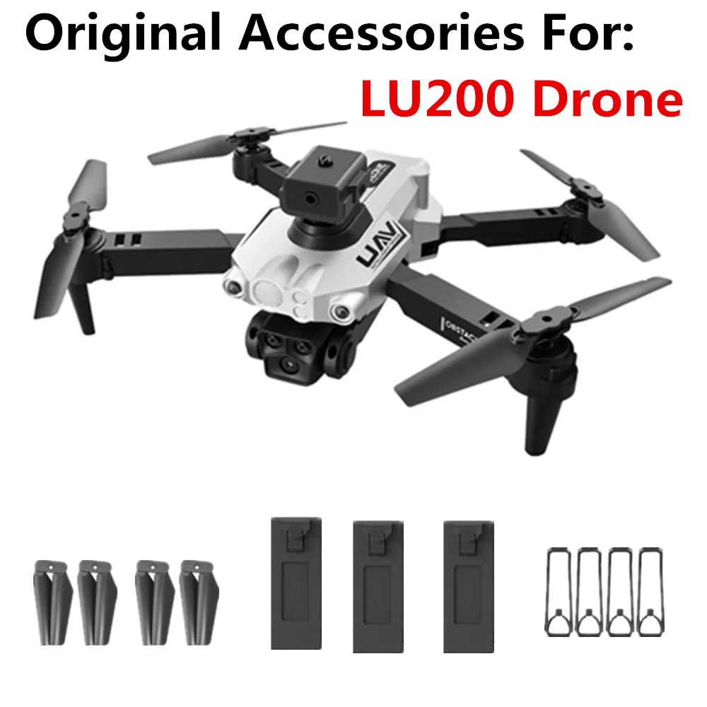 호환 LU200 드론 배터리 프로펠러 메이플 리프 예비 부품 액세서리 3.7v 1800mAh 3600mAh - 티몬