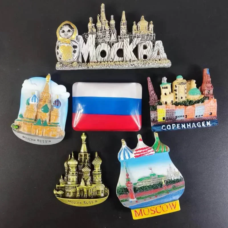 Russian-Tourist-Souvenir-for-Home-Decor-Moscow-Refrigerator-Magnet-Kids ...
