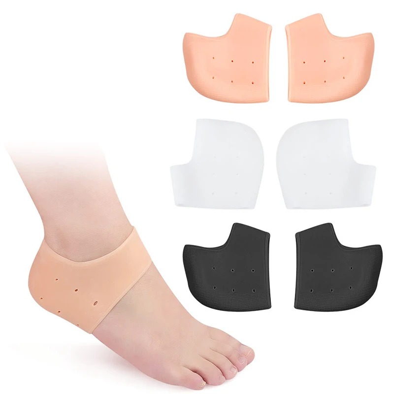 Silicone-Heel-Protectors-Metatarsal-Pads-Forefoot-Gel-Heel-Pad-Plantar ...