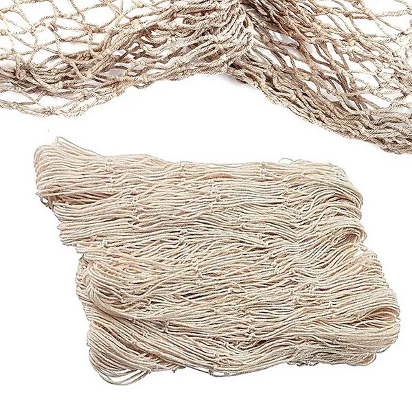 Decor Nets Hemp Rope Mediterranean Hanging Net Wall Decor Room Party ...