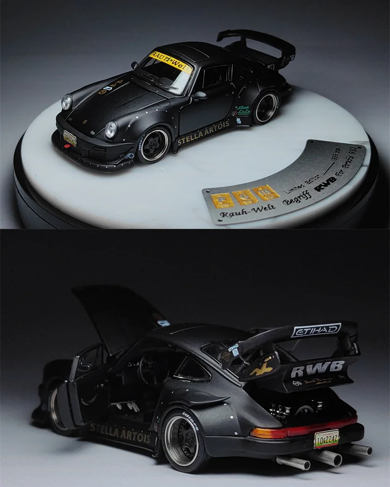 PGM 1/64 RWB 930 Stella Artois PGM 640203 Matte Black Luxury Die Cast ...