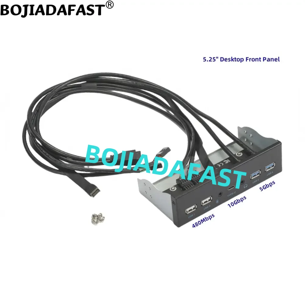 5-25-Desktop-Optical-Driver-Front-Panel-With-10Gbps-Type-C-Dual-USB-3-0 ...