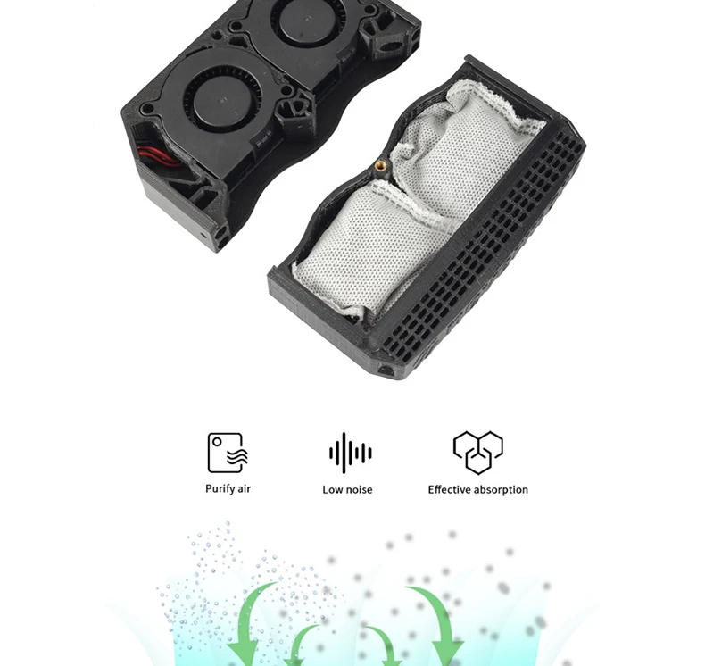 Nevermore V5 DUO Activated Carbon Filters Upgraded 3D Printer Parts In ...