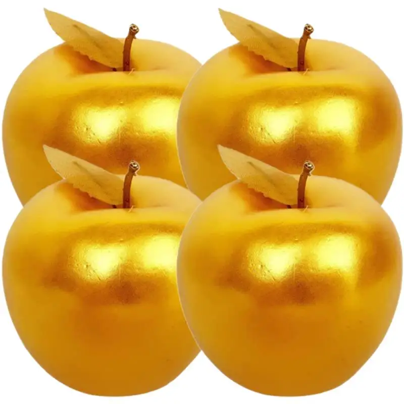 4pcs-Simulated-Apples-Adornment-Foam-Apples-Model-Ornament-Apples-Model ...