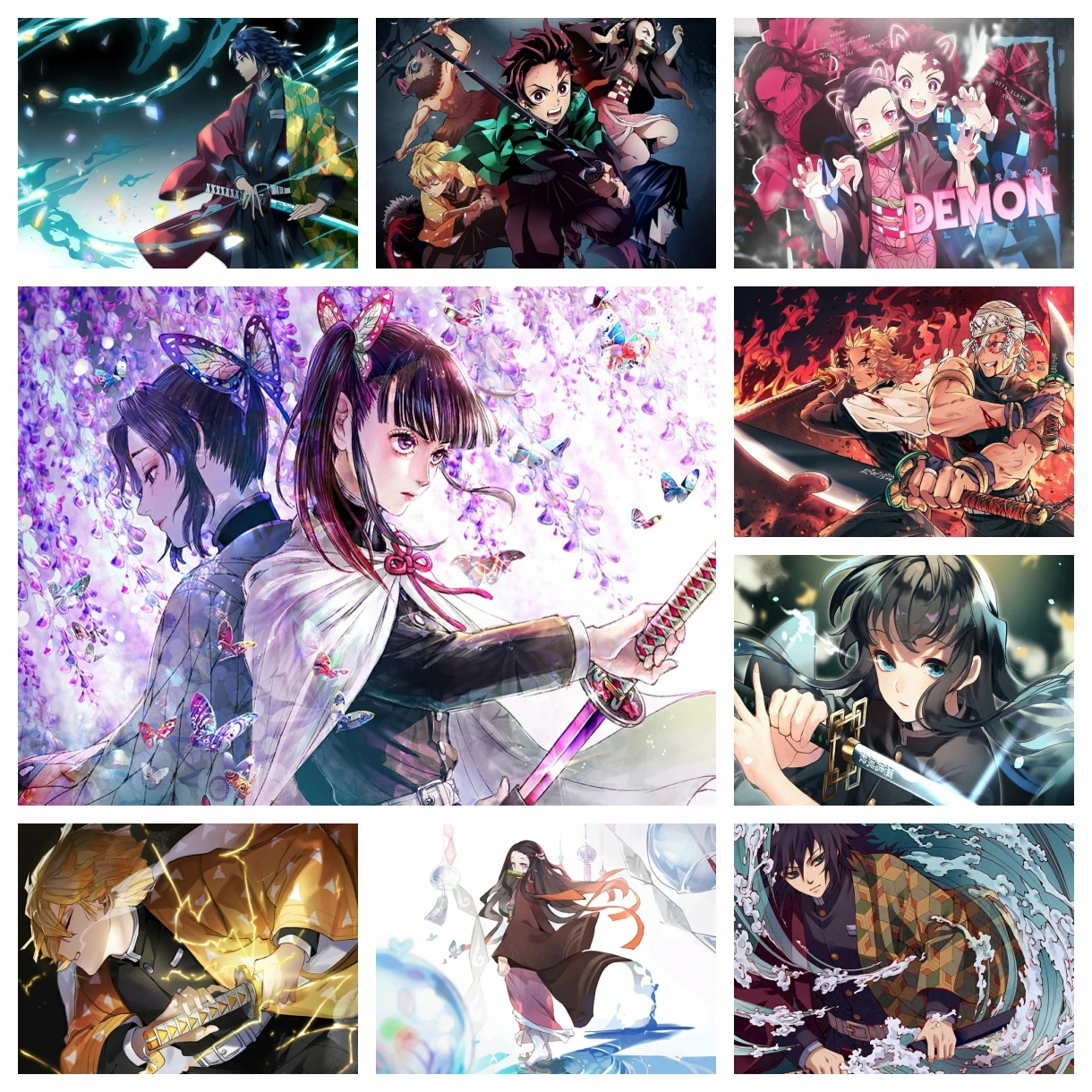 5D-Diamond-Painting-Anime-Role-D-Demon-Slayer-Mosaic-Kits-Embroidery ...