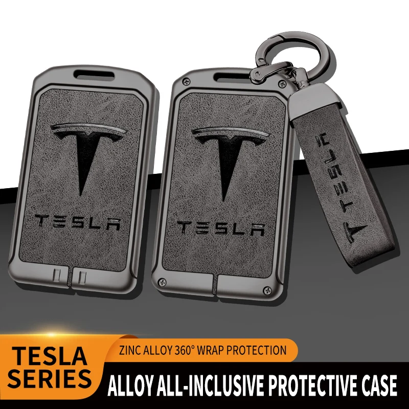 New Alloy Car Remote Key Full Cover Case Shell For Tesla Model 3 Model ...
