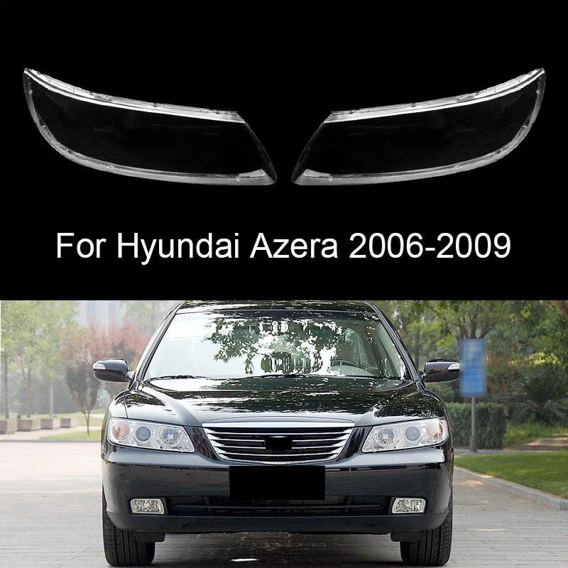 Transparent-Headlight-Lampshade-For-Hyundai-Azera-2006-2007-2008-2009 ...
