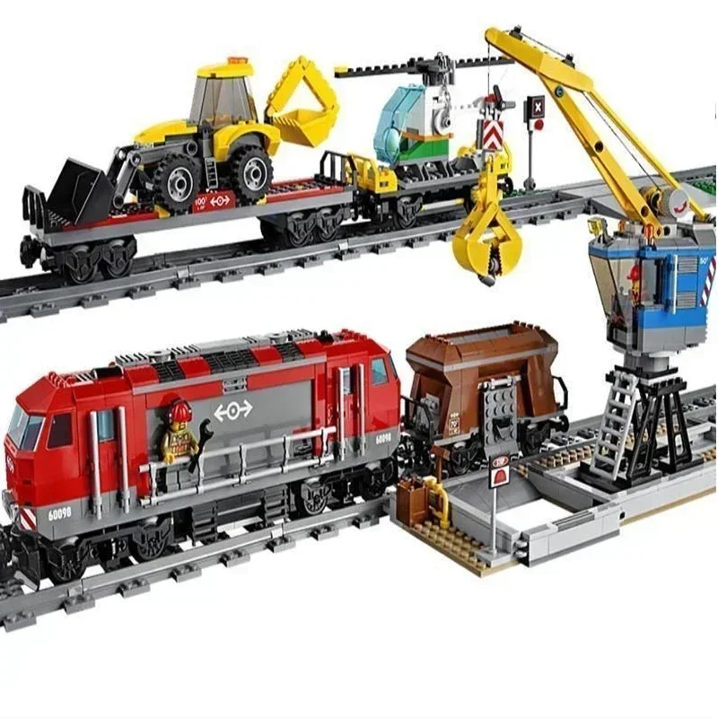 NEW MOC 60098 CITY Heavy-Haul Train Building Block Building Blocks ...