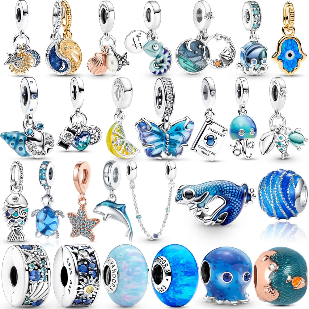 Dijes-de-Plata-de-Ley-925-para-pulsera-Pandora-Original-dijes-de ...