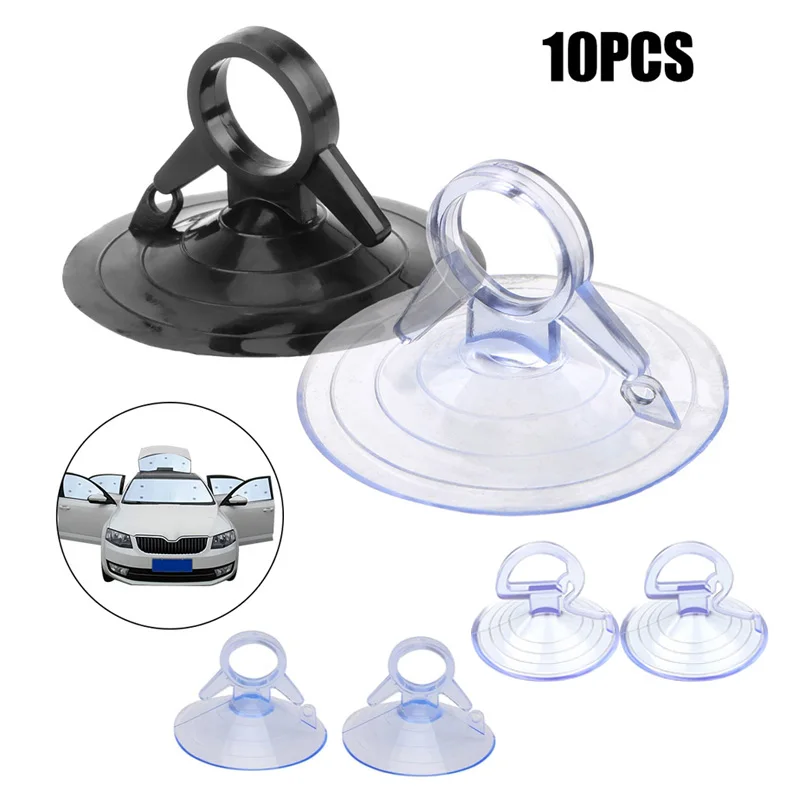 10Pcs-Car-Glass-Windshield-Sunshade-Suction-Cups-Small-PVC-Sucker-Car ...