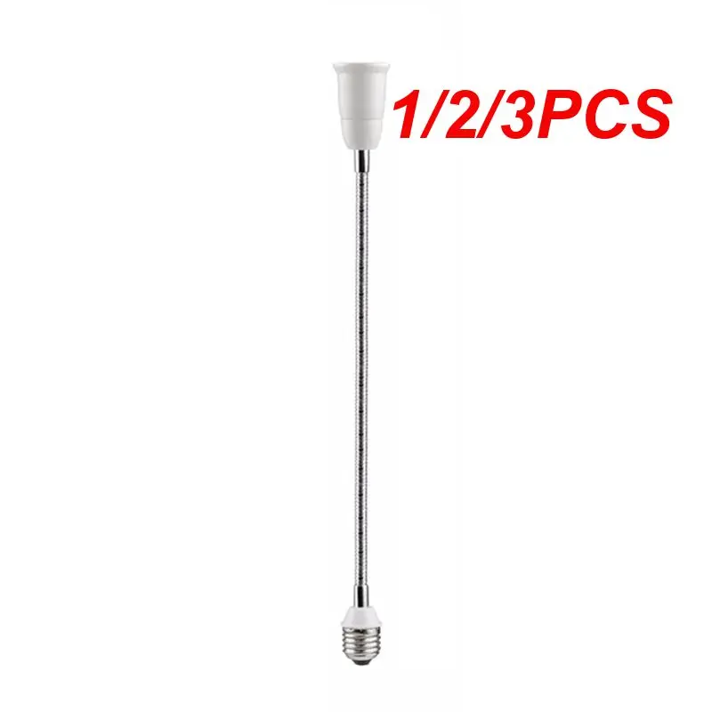 1-2-3PCS-Socket-E27-Flexible-E27-Light-Lamp-Base-Extender-Bulb-Adapter ...