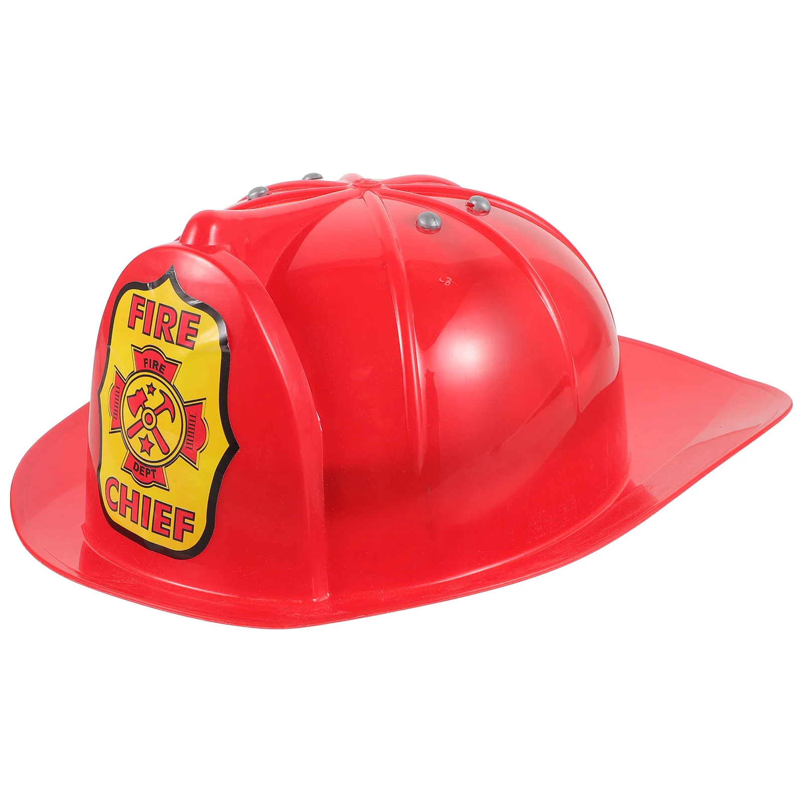 Plastic Kids Firefighter Hat Children Fireman Costume Prop Party Favor ...