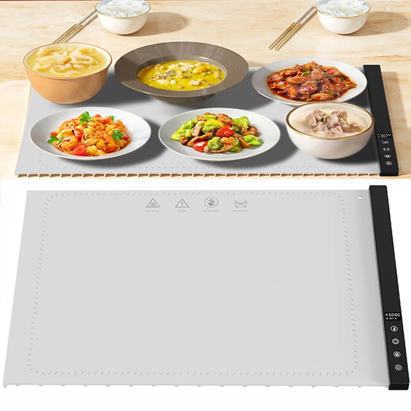 Fast Heating Food Electric Warming Tray Silicone Foldable Food Warmer ...