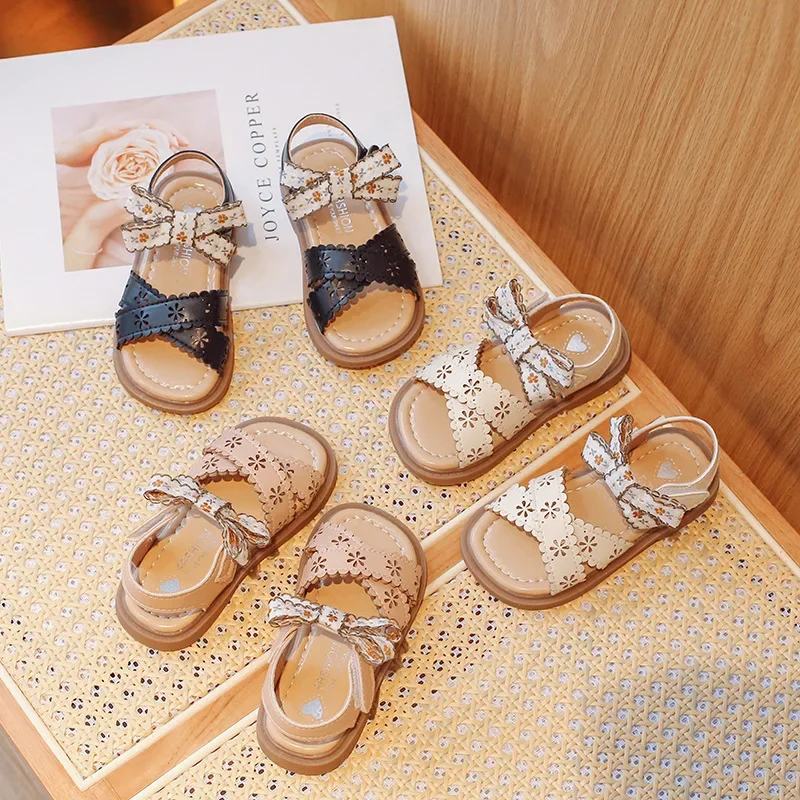 Girls-Sandals-School-Summer-New-Children-s-Student-Shoes-Kids-Princess ...