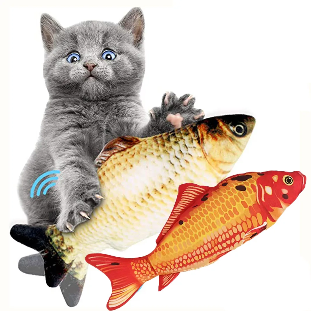 fish-for-cat-toy-pet-electric-USB-charging-3D-simulation-fish-catnip ...
