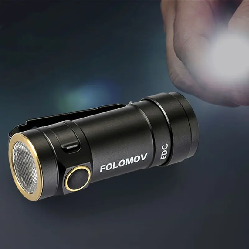 FOLOMOV-EDC-C2-Nicha-E21A-600lm-8-Modes-Magnetic-Tail-EDC-Mini-Flashlight-Rechargeable-14300 ...