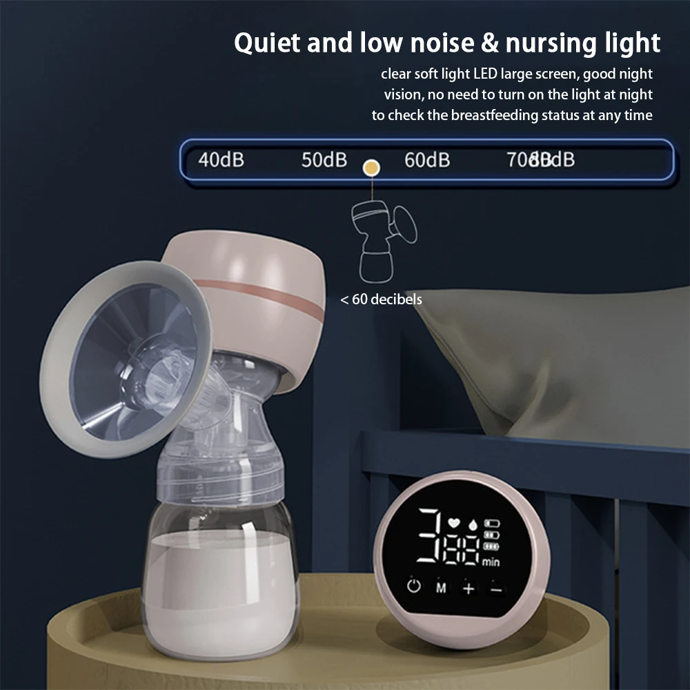 Portable-Electric-Breast-Pump-USB-Chargable-Silent-Portable-Milk ...
