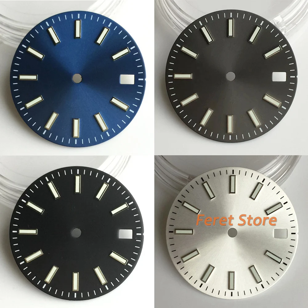 BLIGER New 29mm Sterile Black Watch Dial Fit NH35 NH36A ETA 2824 2836 ...