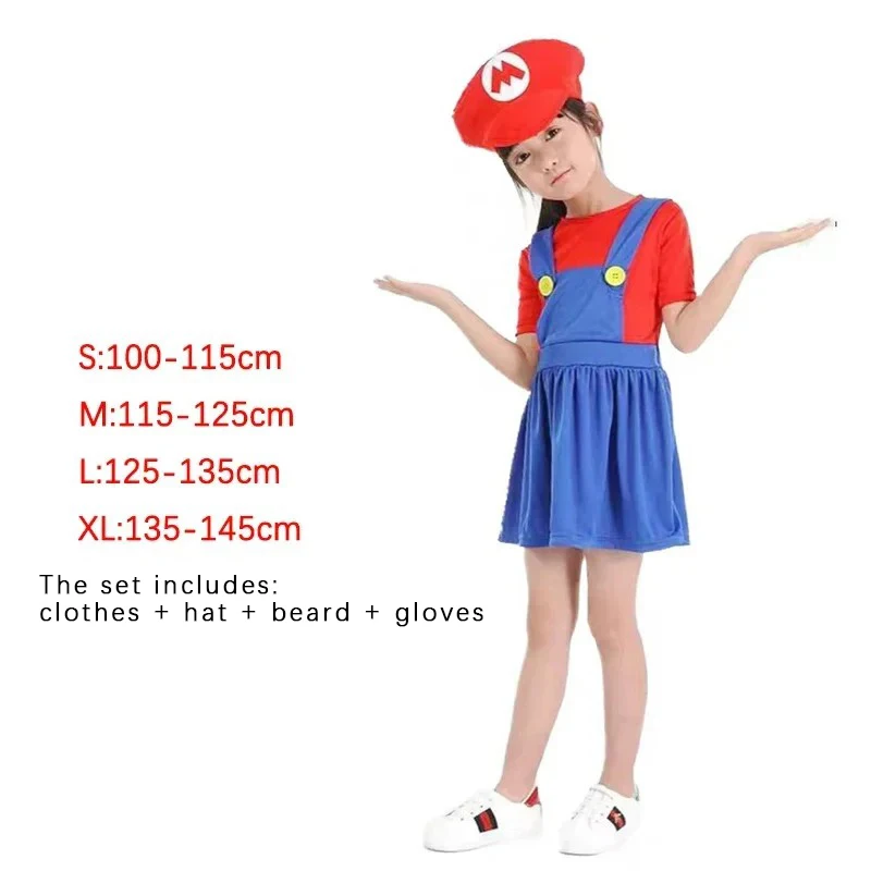 Disfraz de Mario para cosplay, disfraz de Super Brother Bros, disfraz ...
