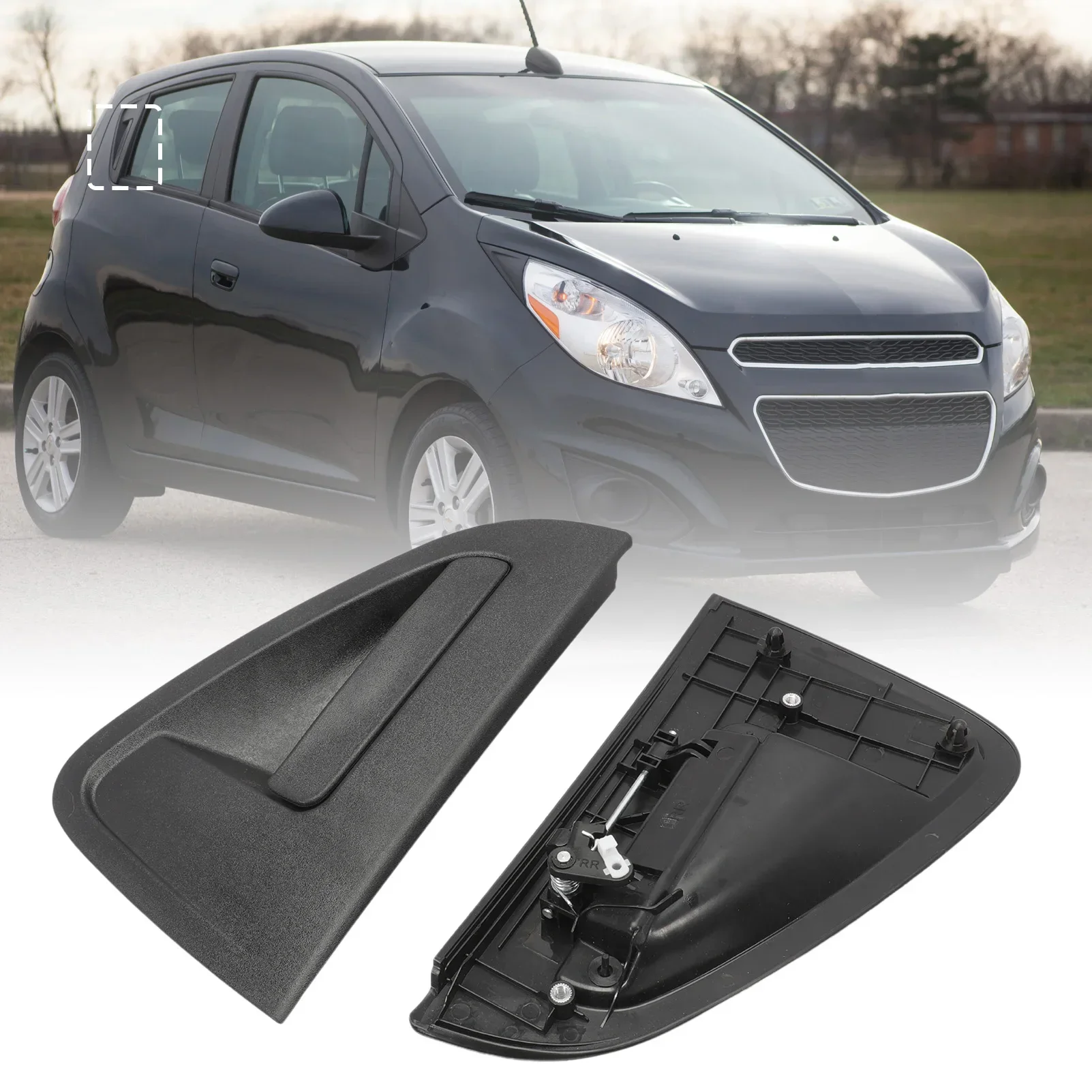 2PCS-Rear-Left-Right-Exterior-Door-Handle-For-Chevrolet-Spark-LS-LT-LTZ ...