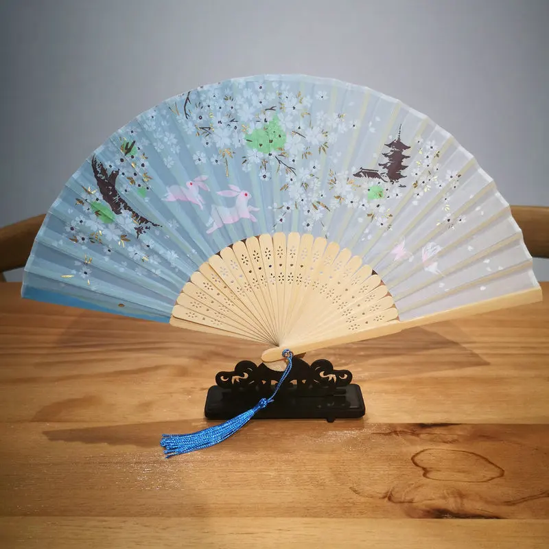 Oriental-Aesthetics-Hand-Fan-Vintage-Folding-Fans-Bamboo-Wedding-Party ...