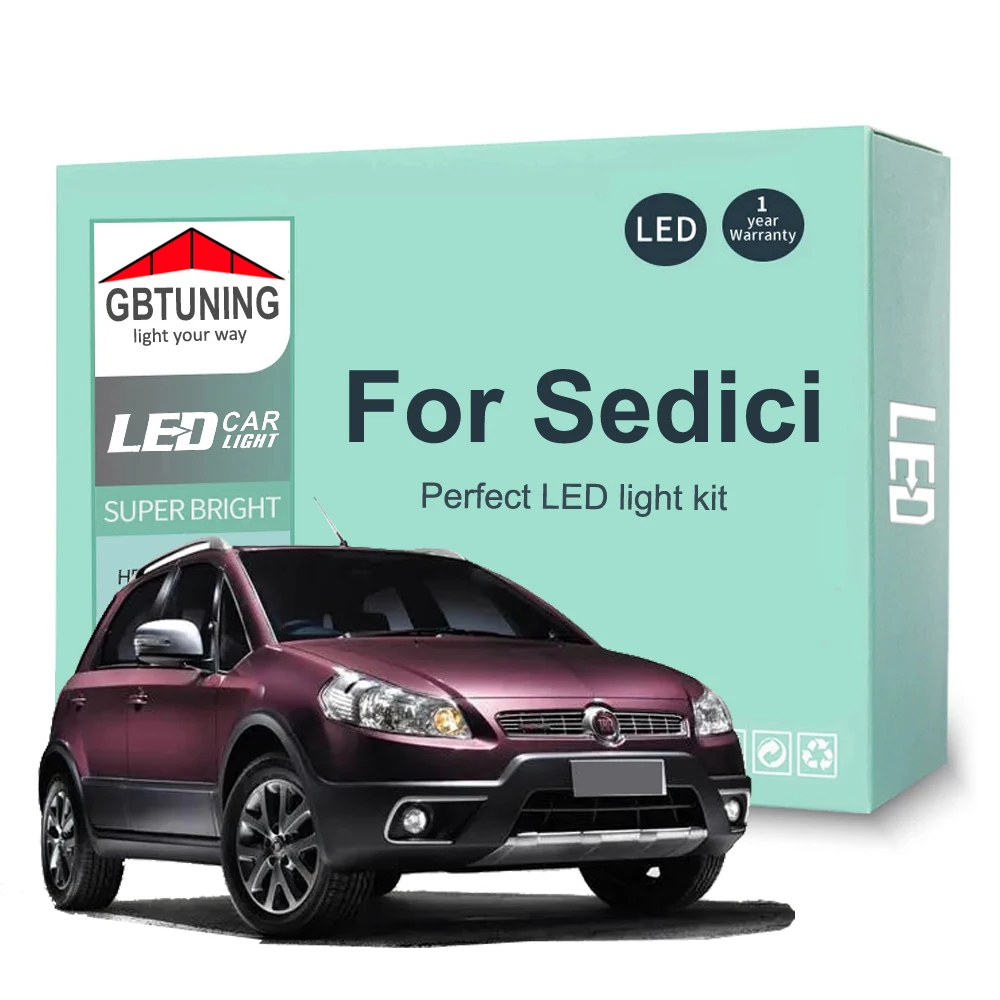 6Pcs-LED-Interior-Light-Bulb-Kit-For-Fiat-Sedici-2006-2010-2011-2012 ...