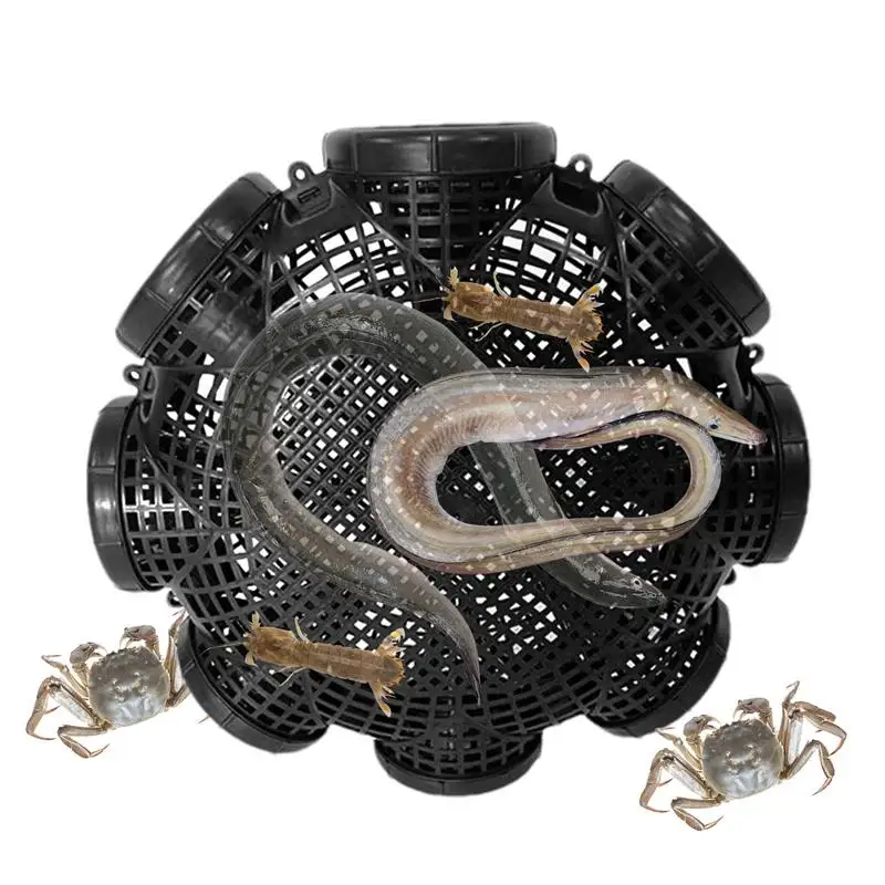 8/6/3 Holes Folding Crayfish Catcher Casting Fish Network Crab Crayfish ...