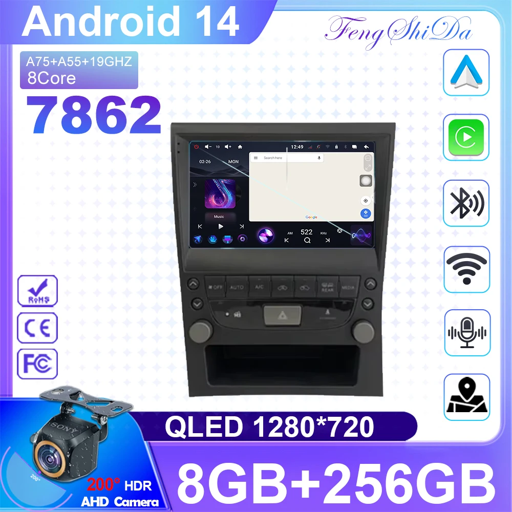 9-inch-Android-Auto-For-Lexus-GS-GS300-GS350-1999-2004-Car-Radio-Stereo ...