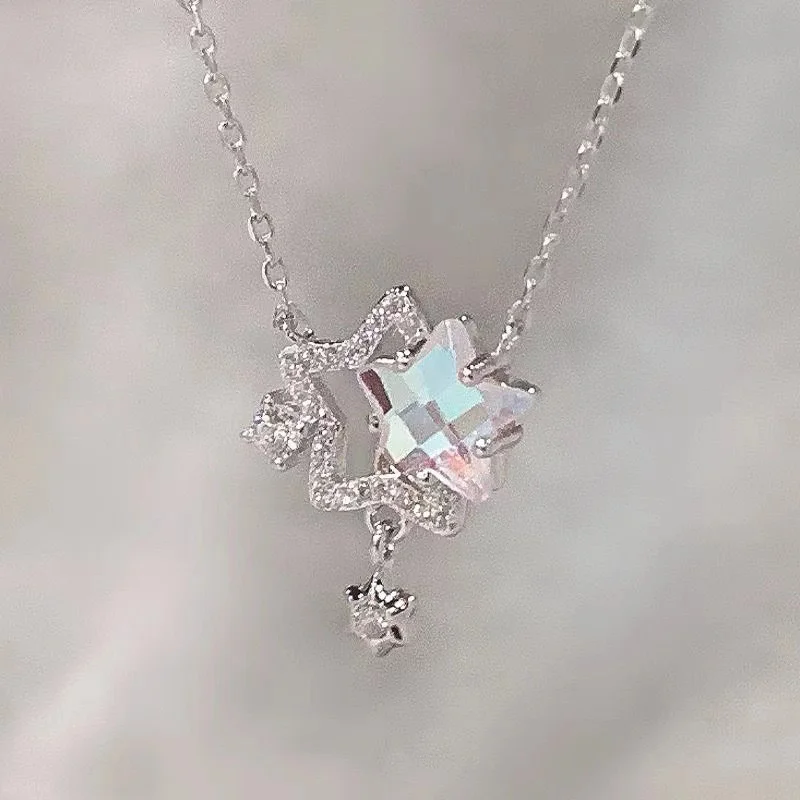 Yk2-collar-con-Colgante-de-Piedra-esmaltada-colorida-para-mujer ...