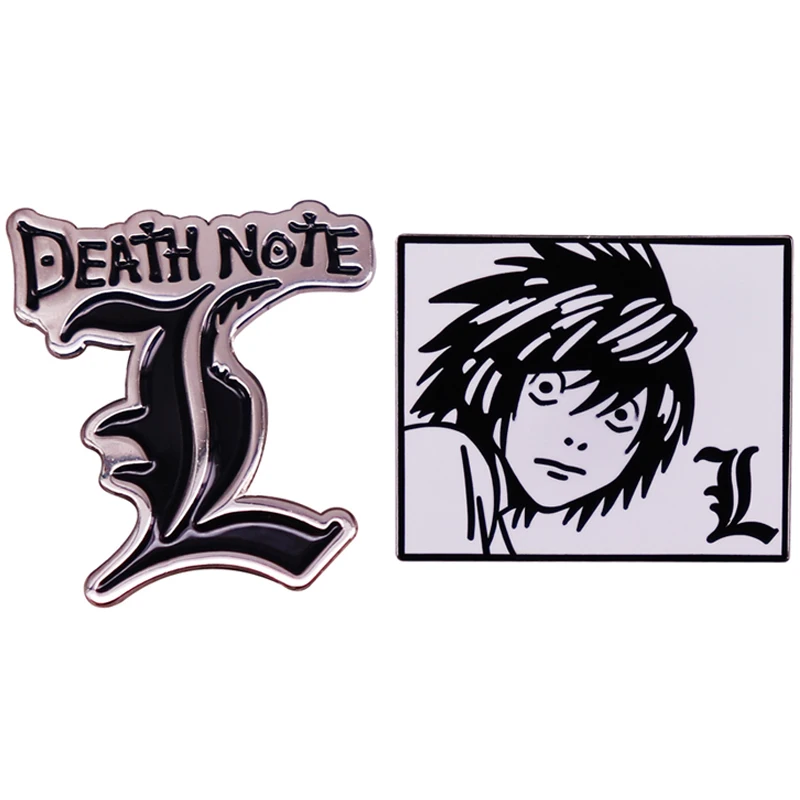 C2112 Death Note Anime Creative Hard esmalte Pin insignia mochila ...