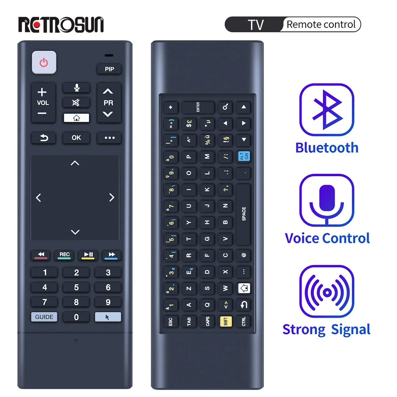 New-Voice-Keyboard-Remote-Control-For-AKB73975302-QR1-MEDIA-SFR-Google ...