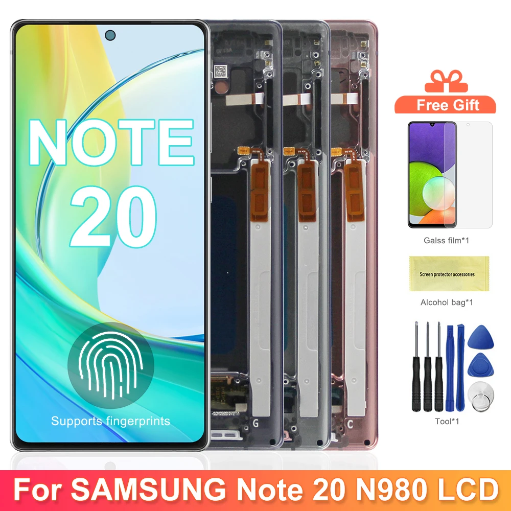 Note20-Screen-for-Samsung-Galaxy-Note-20-N980F-Lcd-Display-Touch-Screen ...