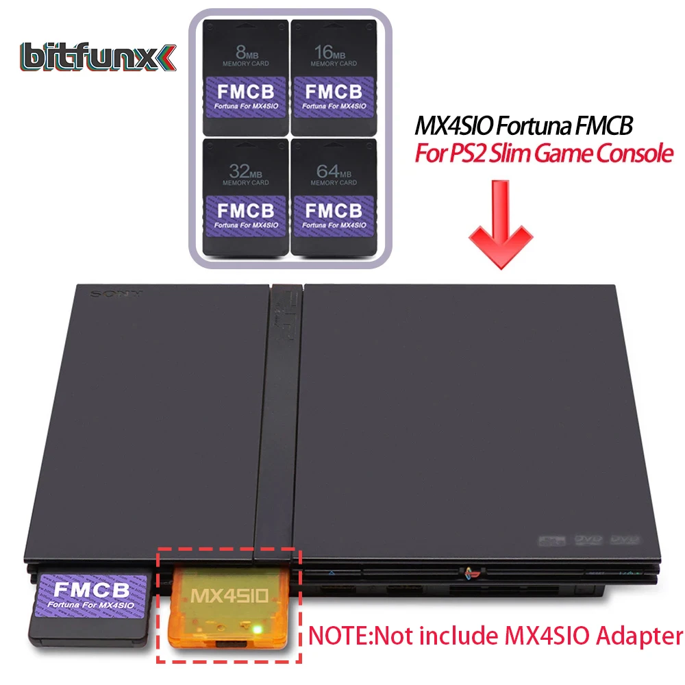 BitFunx-FMCB-MX4SIO-f-r-PS2-Slim-Fat-Spielekonsole-Kostenlose-Mcboot ...
