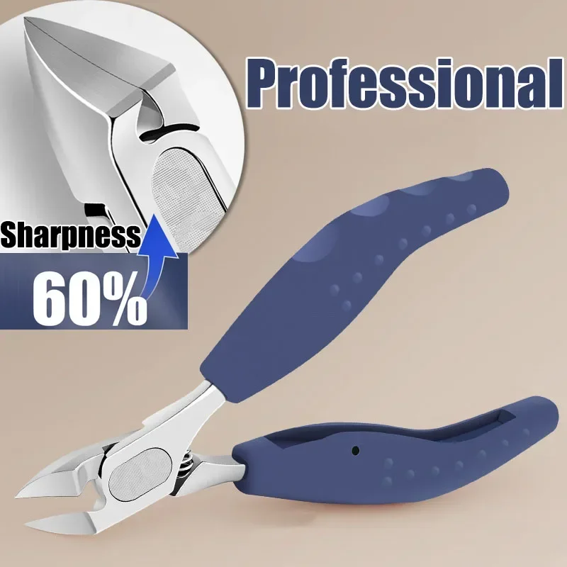 Professional-Stainless-Steel-Nail-Clippers-Trimmer-Thick-Hard-Nails ...