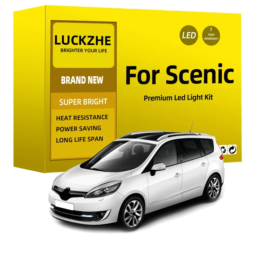 Canbus-Led-Interior-Light-Kit-For-Renault-Scenic-2-3-4-2003-2017-2018 ...