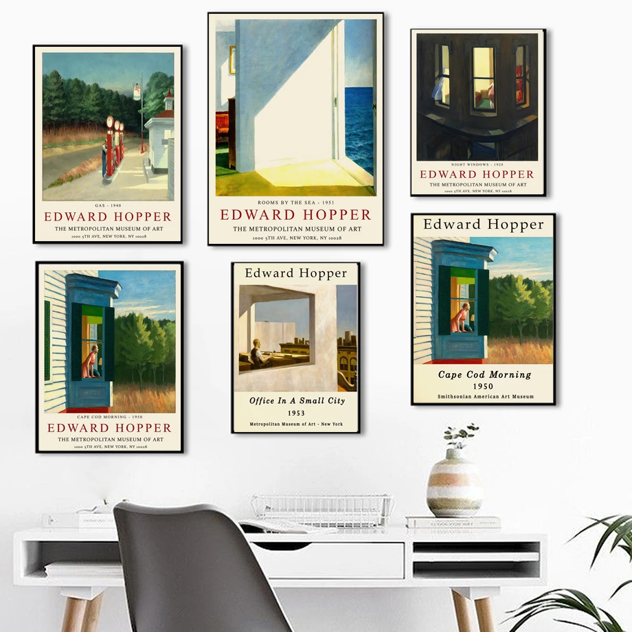 Hopper Office At Night