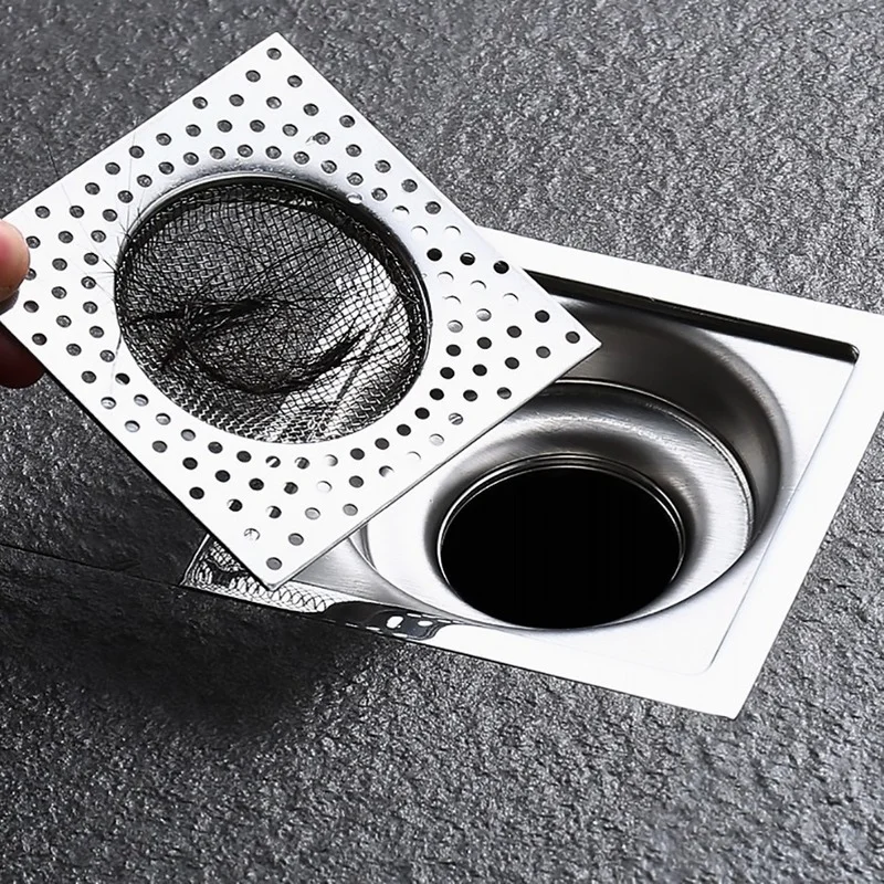 Stainless-Steel-Floor-Drain-Strainers-Bathroom-Anti-blocking-Sewer-Anti ...