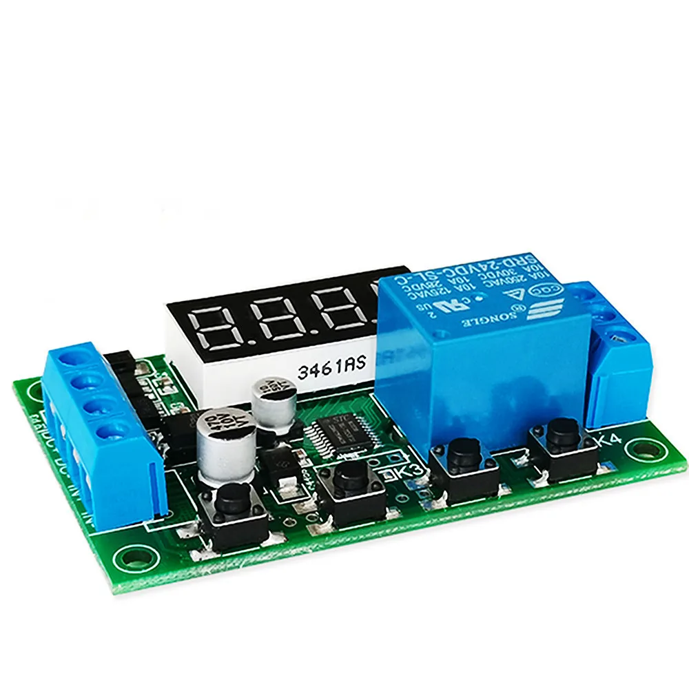 Digital Delay Timer 12V/24V Programmable Timer Relay - 6-in-1 Delay ...