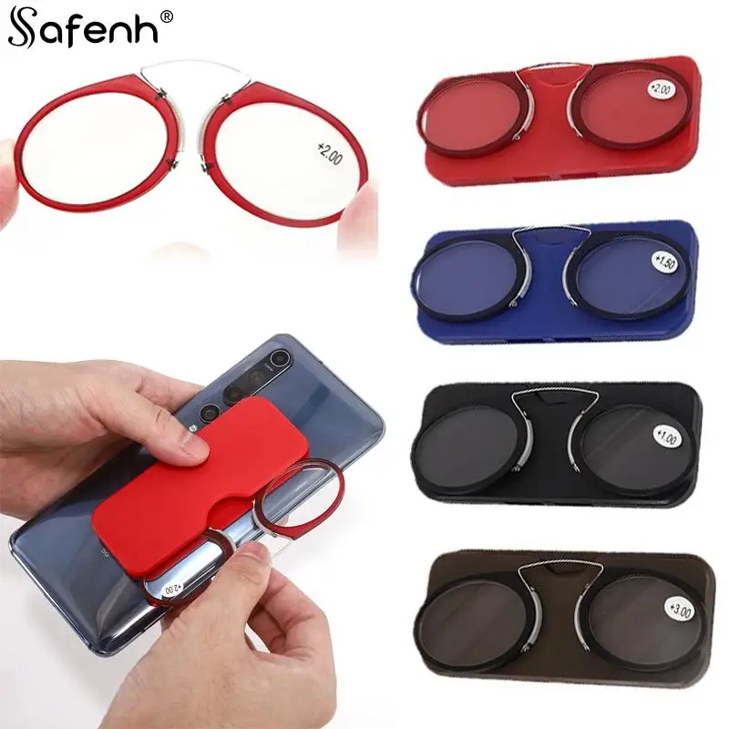 Stick-On-Phone-MINI-Clip-Nose-Bridge-Reading-Glasses-100-150-200-250 ...