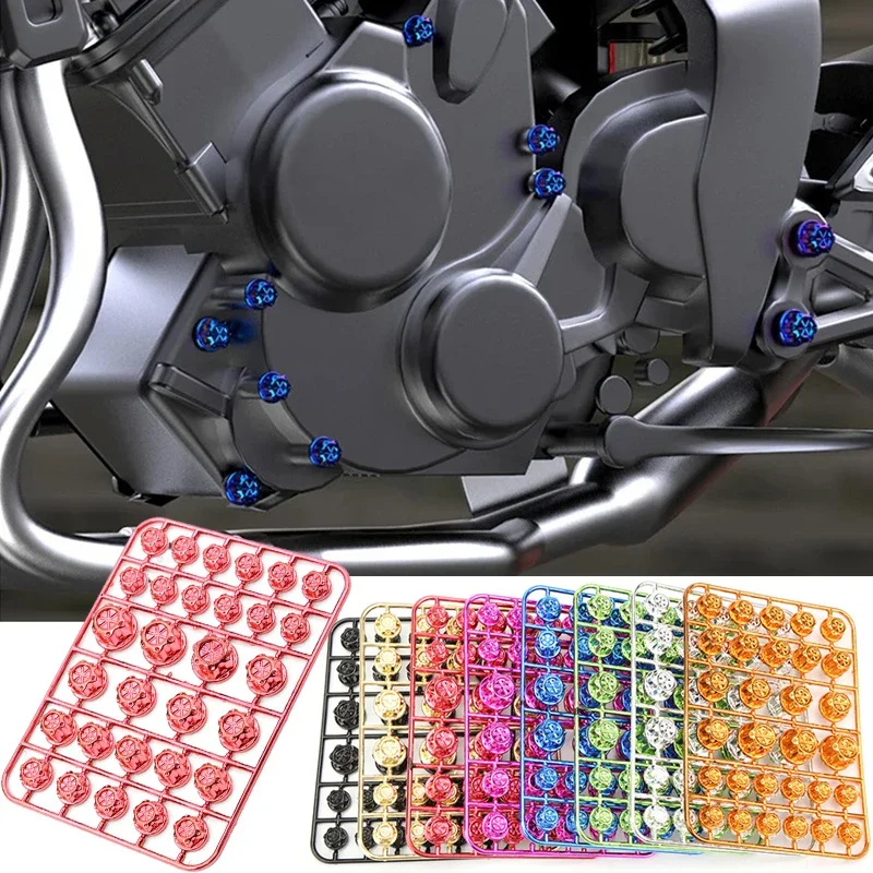 30Pcs-Motorcycle-Screw-Caps-Set-Kit-Engine-Nut-Bolt-Cap-Covers-Head ...