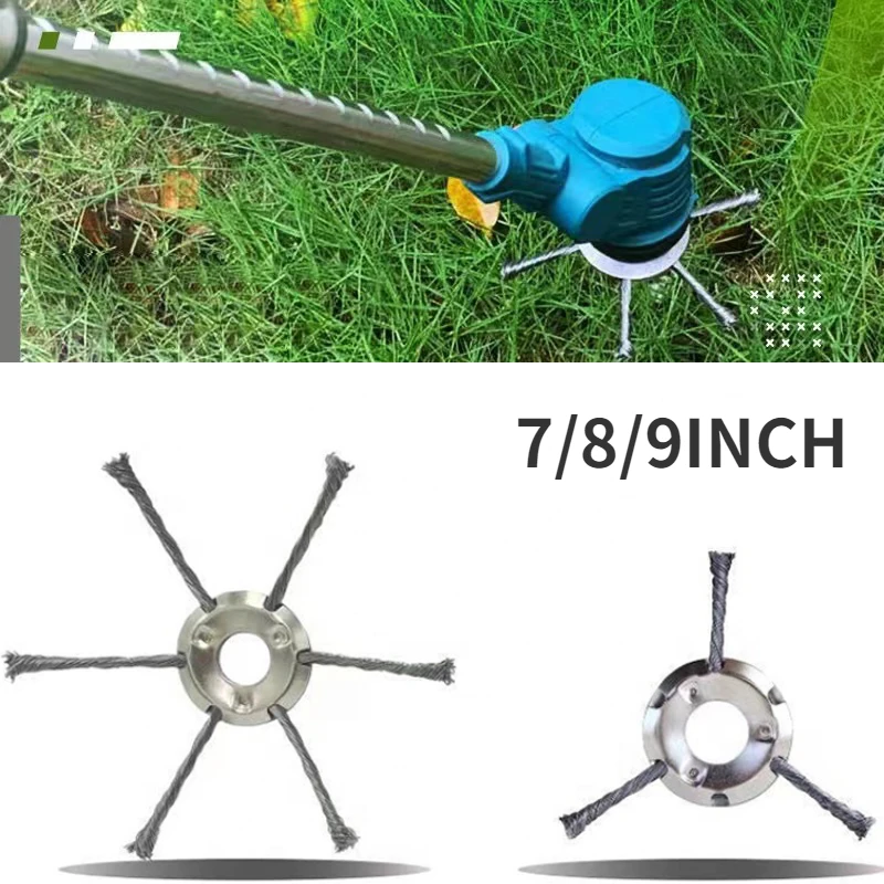 Steel Wire Grass Trimmer Head Lawn Mower Grass Brush Cutter Dust ...