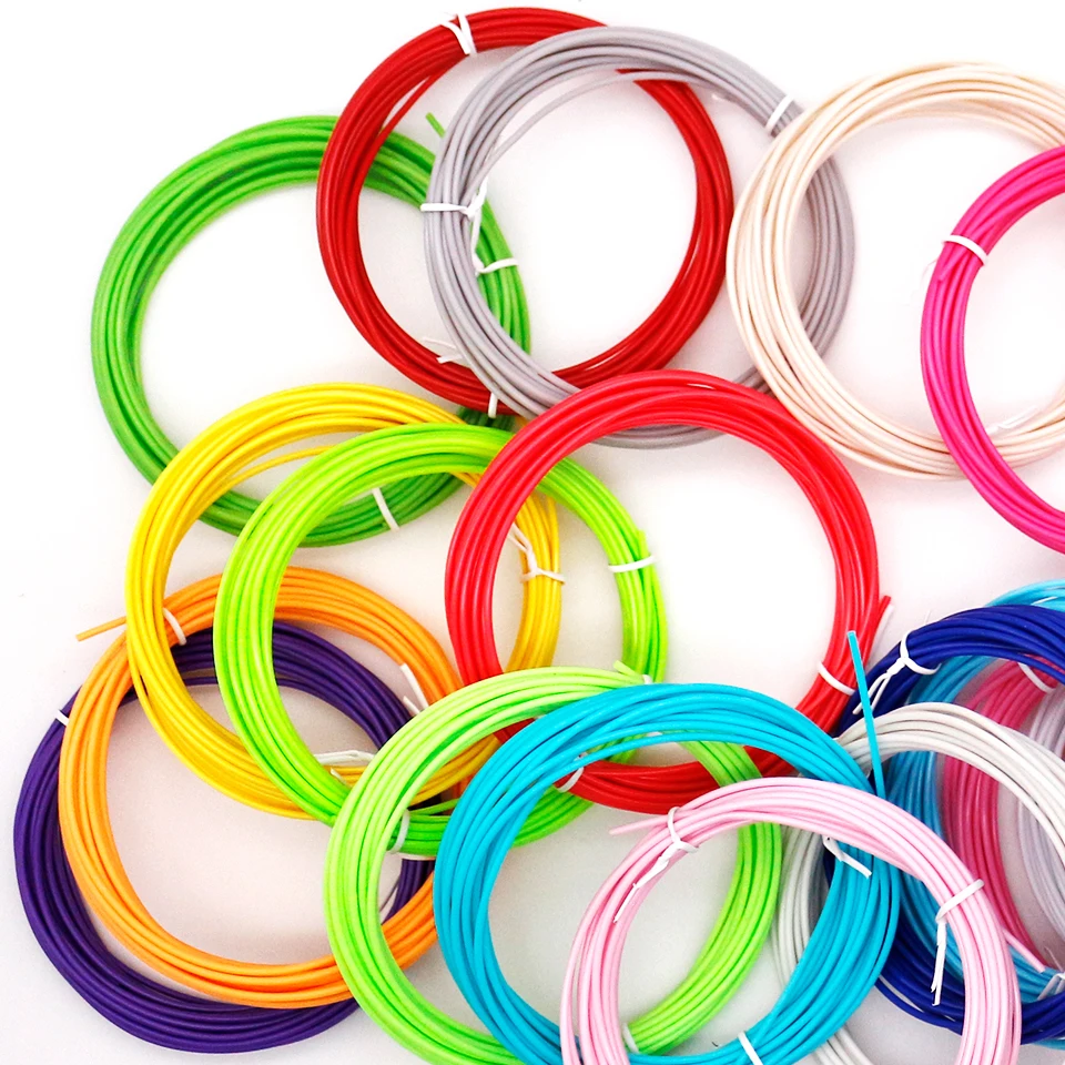 9pcs Color Pla Filament For 3d Pen Filament 5m/10m/20m Diameter 1.75mm ...