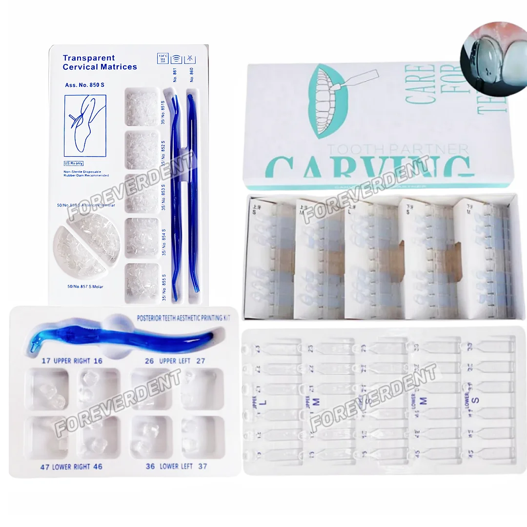 1Box-Dental-Transparent-Cervical-Matrices-Posterior-Premolar-Composite ...
