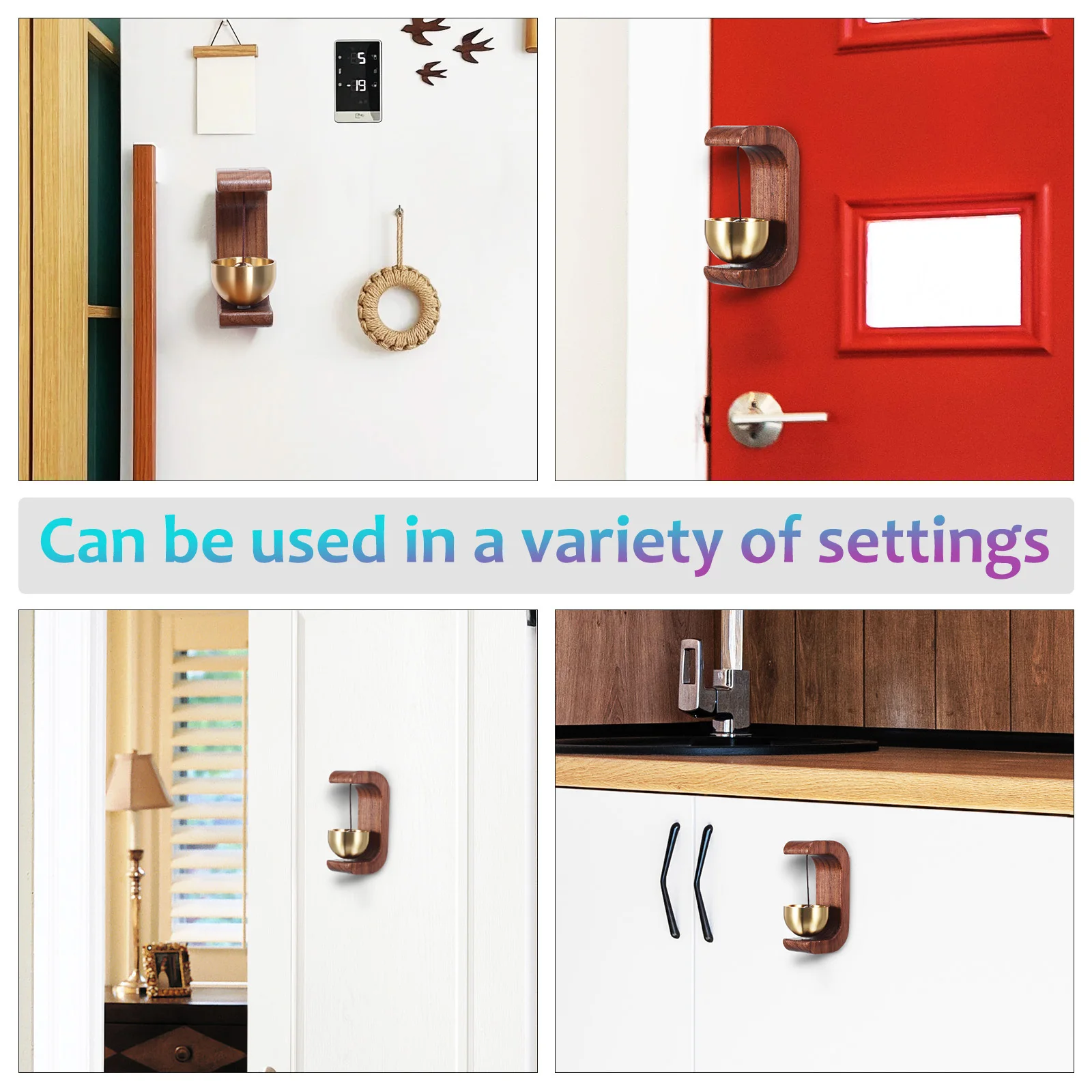 Brass Shop Entry Chime Wooden Door Opening Home Decor Fridge Door Wind ...