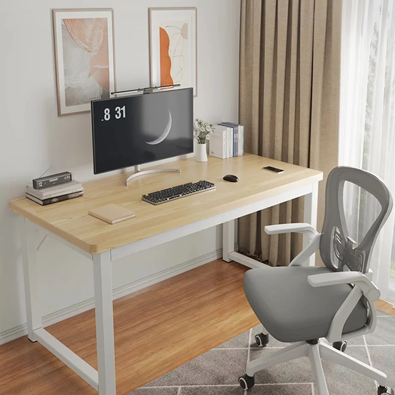Metal-Supplies-Computer-Desks-White-Student-Writing-Standing-Office ...