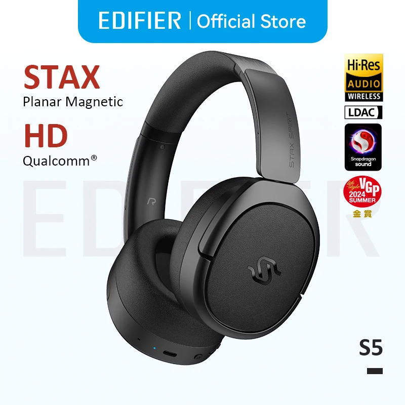 Edifier Stax Spirit S5 Wireless Headphones Planar Magnetic Headset ...