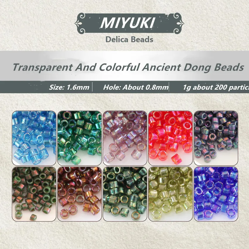 1-6mm-200pcs-1g-Japanese-imported-Miyuki-antique-pearl-Delica-glass ...