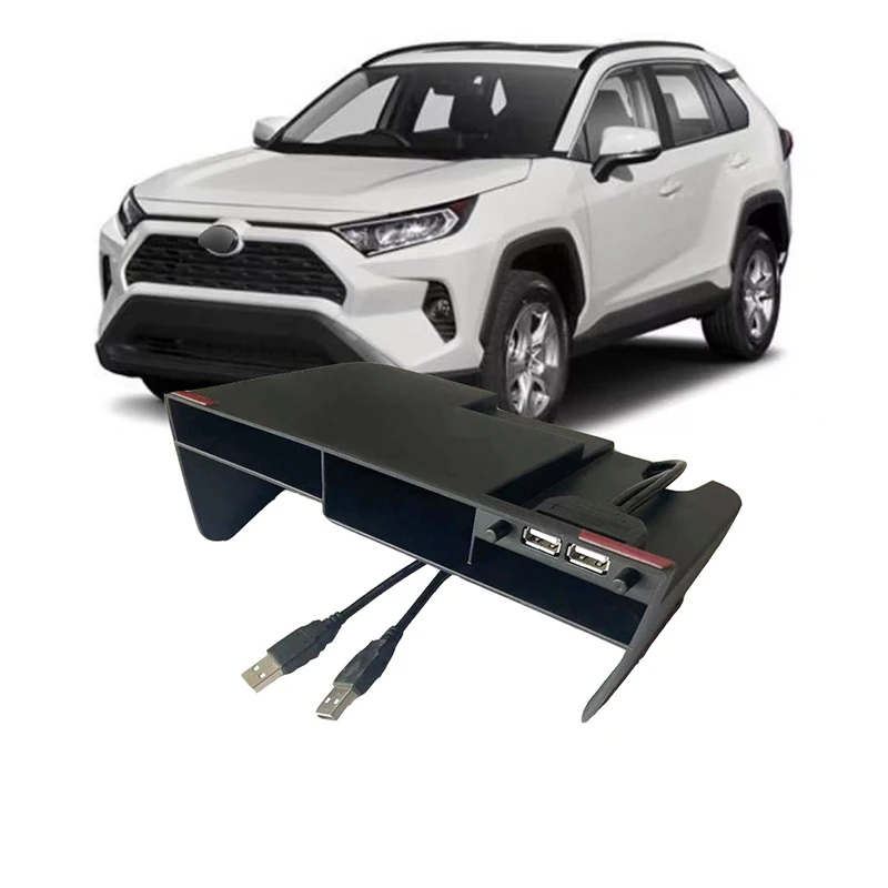 For Toyota RAV4 2019 2020 2021 Center Console Storage Box Organizer ...