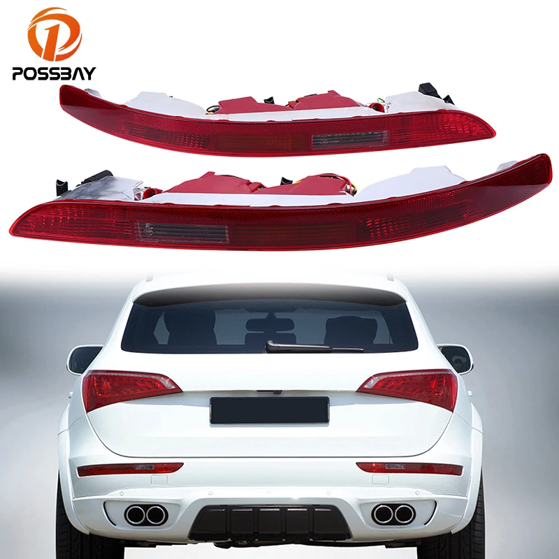 POSSBAY Car LED Brake Light Parking Reverse Lights Rear Lower Bumper ...
